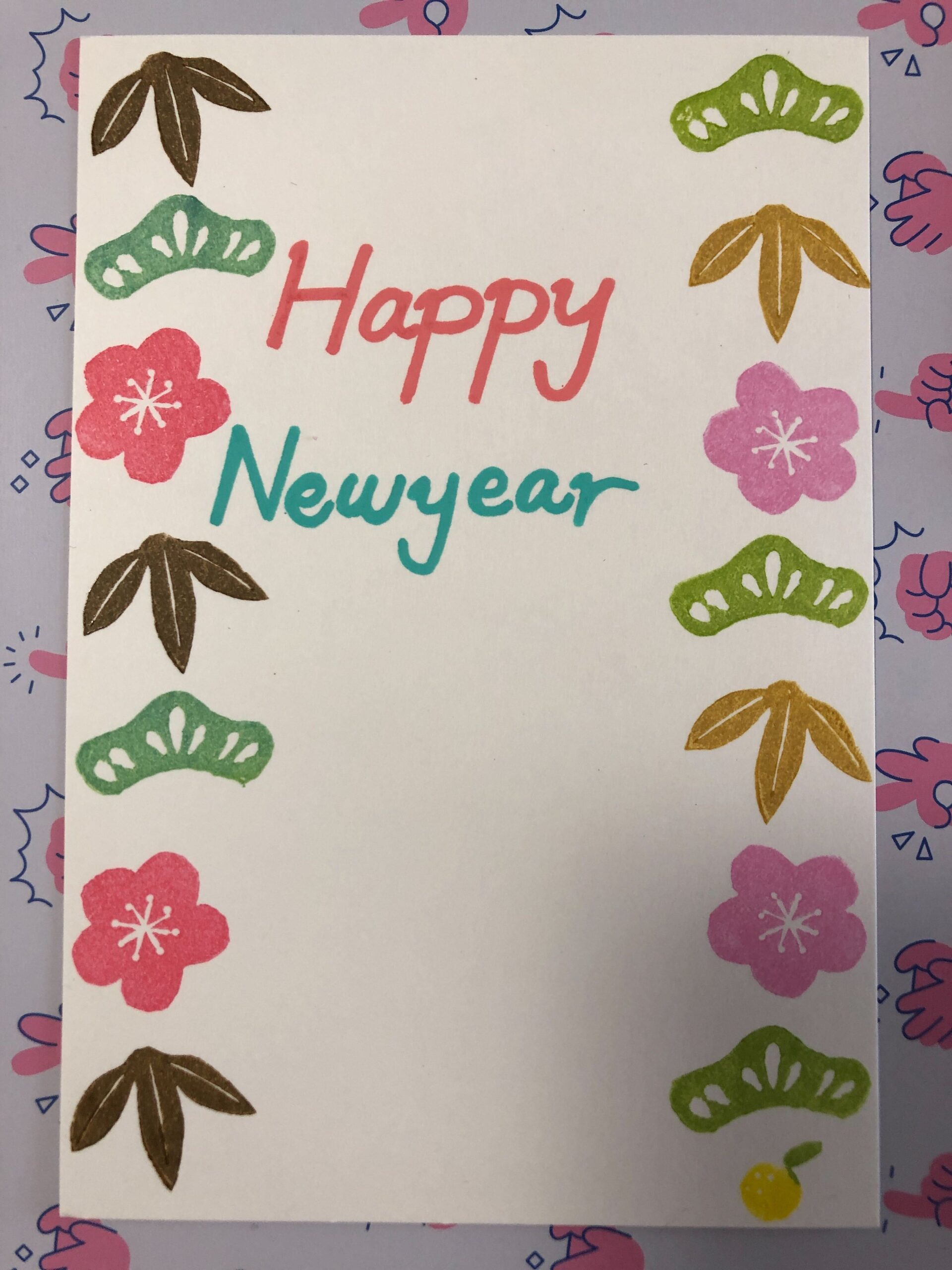 今年の年賀状はこれで決まり！「消しゴムはんこ」と「花文字」でオリジナリティーを出そう！ | Lakit日和